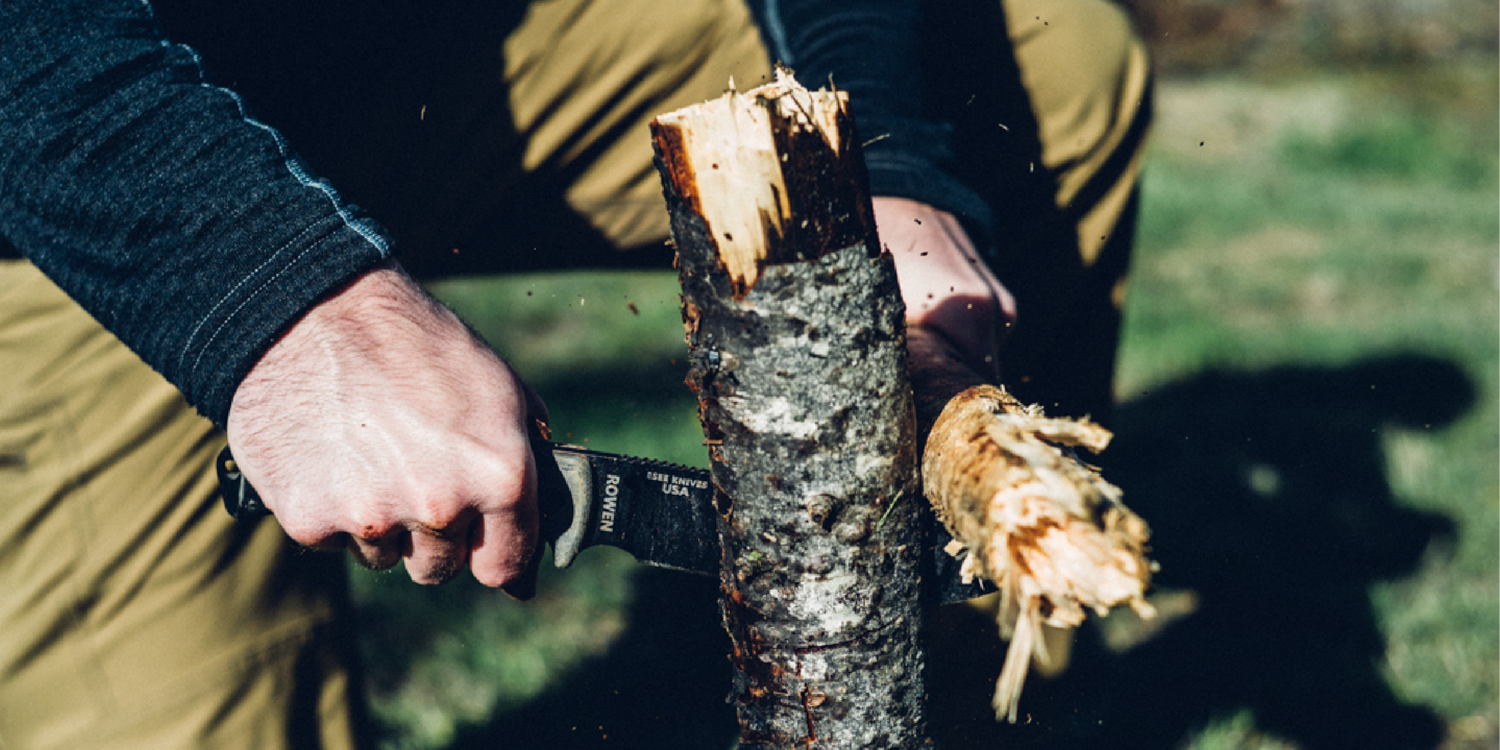 How to Chop Wood with a Knife: Batoning – Beyond Clothing